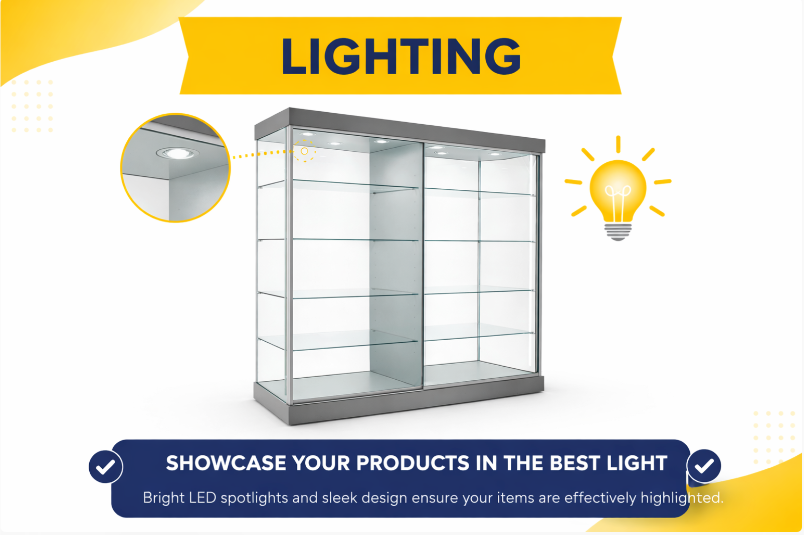 Glass Display Case Lighting: When to Choose LED Illumination — and When ...